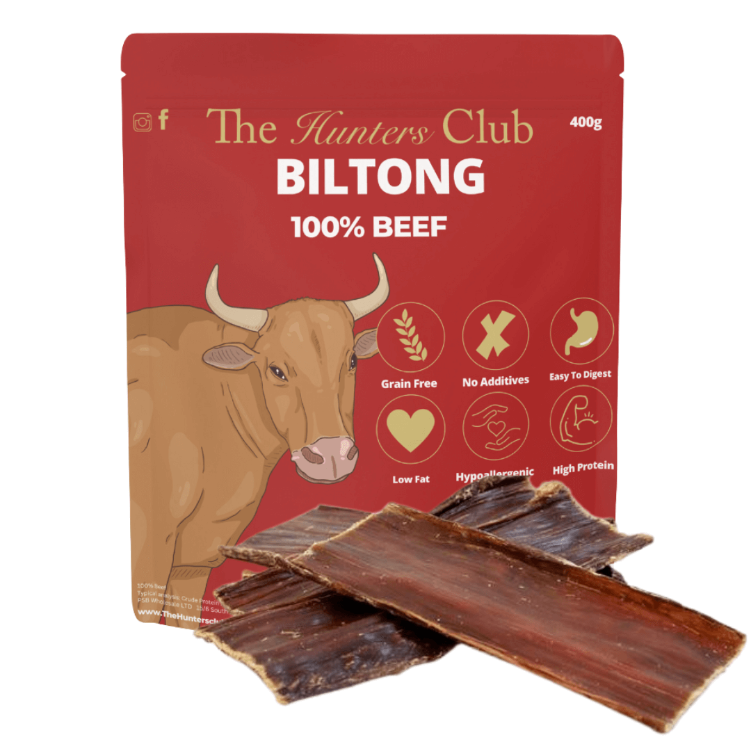 The Hunters Club Beef Biltong – Dofos Pet Centre