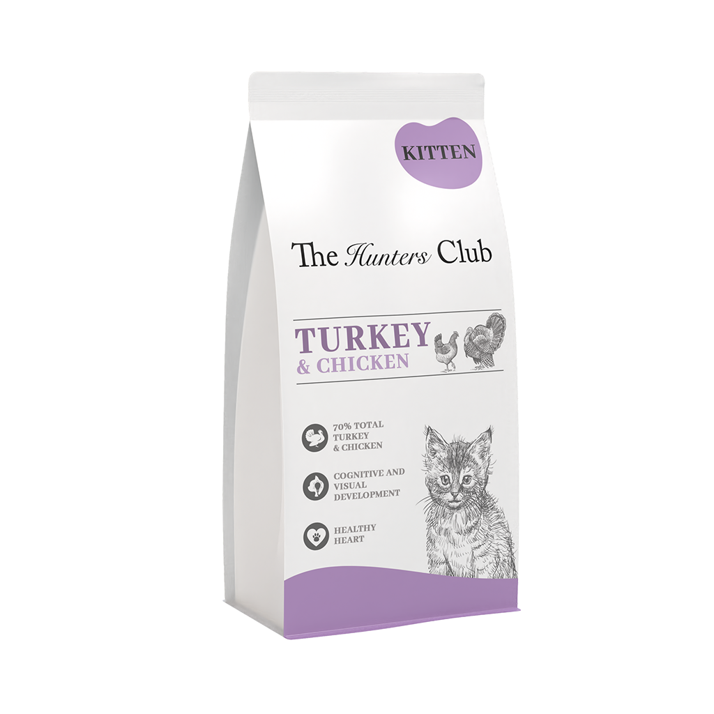 The Hunters Club Connoisseur Cat - Kitten - Turkey & Chicken – Dofos ...