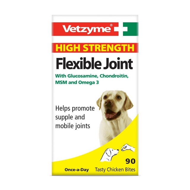 Vetzyme Dog High Strength Flexible Joint Tablets – Dofos Pet Centre